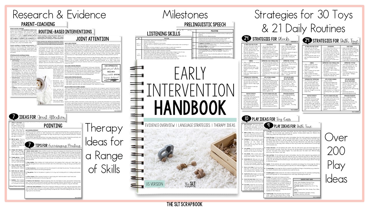 The Early Intervention Handbook for EI & Parent Coaching - The SLT ...
