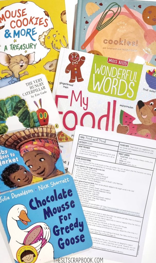 15 Food Themed Books to use in Speech Therapy - The SLT Scrapbook