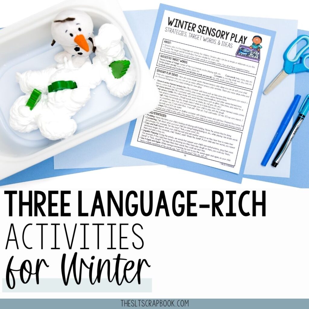 Three Simple Language-Rich Activities for Winter - The SLT Scrapbook